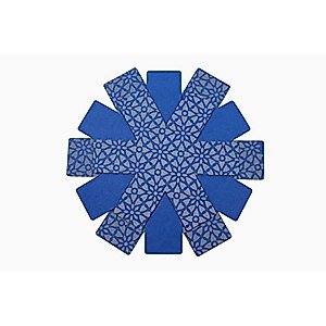 Pot and Pan Protectors for Stacking, Mosaic Design- Set of 12 in 3 Different Sizes, Cookware Protector/Dividers, Pan Separator Anti-Slip to Prevent Scratching or Marring When Stacking, Extra Thick