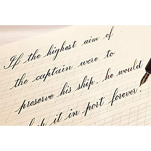 UBEART Calligraphy Set, Calligraphy Kits Include Antique Quill Feather Pen,Handcraft Wooden Pen,12 Nibs,2 Bottles Inks,Pen Holder and Calligraphy Instruction for Beginners Birthday Gift