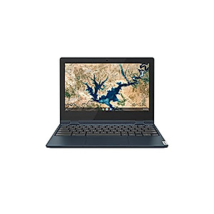 Lenovo Flex 3 2-in-1 Chromebook Laptop, 11.6" HD Touchscreen, Intel Celeron N4020 CPU, 4GB RAM, 192GB Storage(64GB eMMC+128GB Card), WiFi, Bluetooth, Webcam, Chrome OS, Abyss Blue | TGCD Bundle