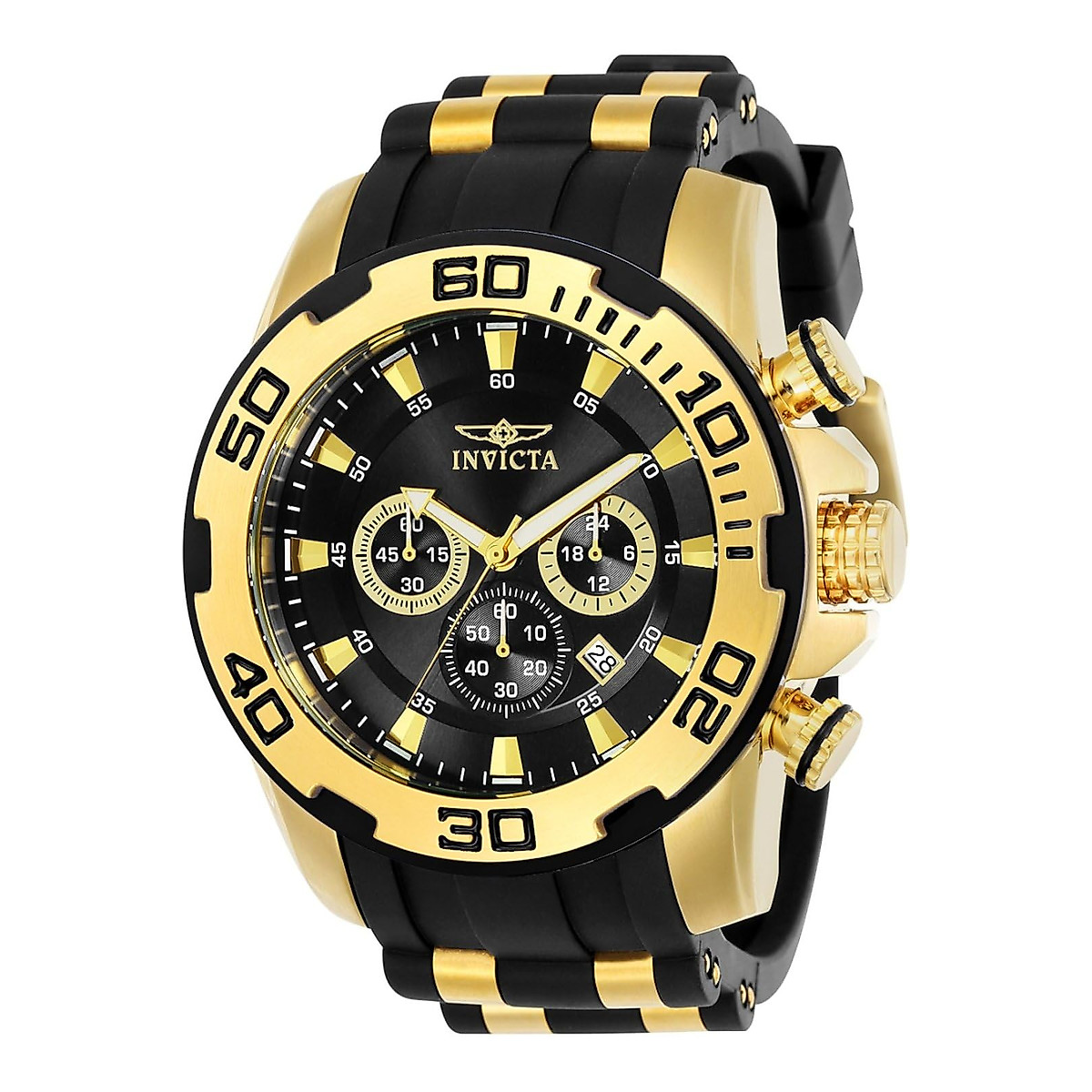 Invicta Men's 22340 Pro Diver Analog Display Quartz Black Watch