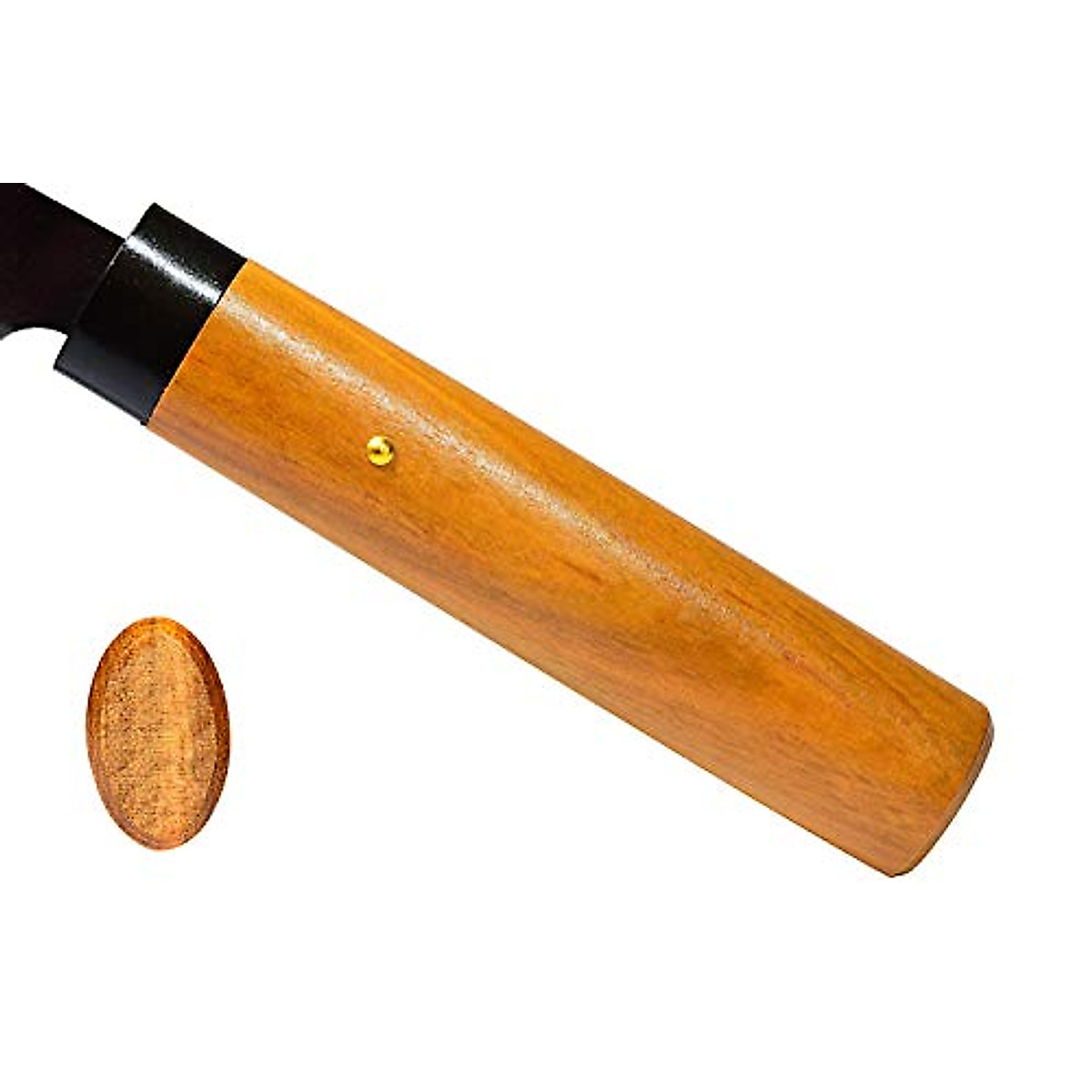 Seki Japan Professional Fruit Knife, Small Peeling Knife, Point Ended, 3.7-inch Stainless Steel Blade with Wooden Handle and Point Ended Sheath, for Kitchen and Outdoor