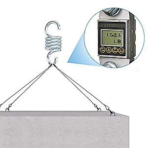 HCSSZP Hammock Swing Hanging Chair Hooks Hardware Springs Kit for Patio Porch Yoga Swing Heavy Duty Decoration 700lb Capacity 1 PC