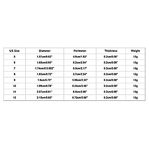 Little Girl Rings 5-6 Years Old Rings Spoon White Silver Women Jewelry Solid Geometry Ring Fashion Ring 925 Rings Adjustable Silver Ring (Black, 11号)