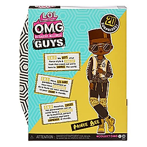 LOL Surprise OMG House of Surprises Series 2 Prince Bee Guys Fashion Doll with 20 Surprises Including Accessories in Stylish Outfit, Holiday Toy Great Gift for Kids Girls Boys Ages 4 5 6+ Years Old