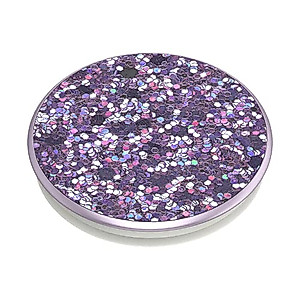 PopSockets Phone Grip with Expanding Kickstand, Glitter PopGrip - Lavender
