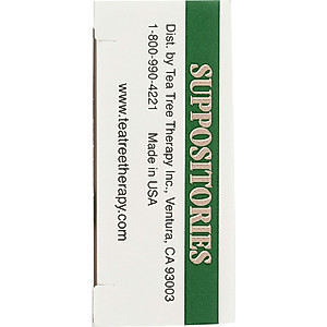 Tea Tree Therapy - Suppository with Tea Tree Oil For Vaginal Hygiene (2-Pack of 6)