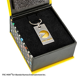 Starforged Pac Man Sterling Silver Gold Plated Video game hip hop Necklace Rapper Pendant