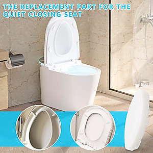 Toilet Seat Bumper for Kohler 1133070 1236365 Replacement Parts Set of 4