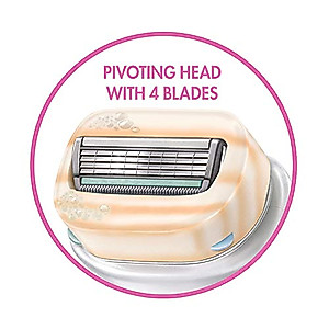 Schick Intuition Razors for Women Variety Pack with 1 Razor Handle & 4 Intuition Razor Blades Refill | Shaving Kit Women, Girls Shaving Kit Beginners, Razor Gift Set for Women, Razor Starter Kit