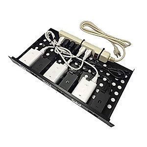 RACKIDEA | RI-UB6A | Rack Mount Kit for Ubiquiti PoE Adapter - no Include PoE adapters and Power Extension