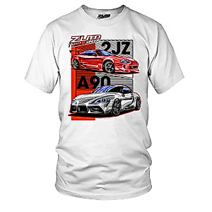 Zum Speed Supra Shirt, Supra 2JZ t-Shirt, Supra A90 Shirt, Supra Tshirt, Tuner car Shirt, JDM Shirt White