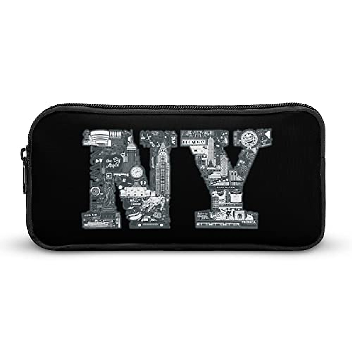 I Love New York City Pencil Case Makeup Bag Big Capacity Pouch Organizer for Office College