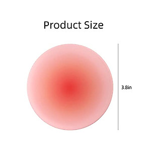 etspolt Drink Coasters Colorful Acrylic Coaster Set 4 Pcs , 3.8 Inch Round Non-Slip Table Coasters Coasters for Coffee Table