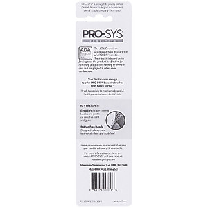 PRO-SYS® Extra Soft Toothbrush with Double Tapered Bristles for Extra Sensitive Gums, Pack of 4 (ADA Accepted)