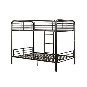 ACME Bristol Gunmetal Full over Full Bunk Bed