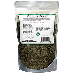 Life Line Pet Nutrition Organic Ocean Kelp Supplement for Skin & Coat, Digestion in Dogs & Cats,1.5lb, Model:20201