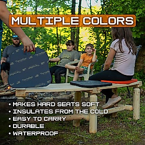 Northeast Products Therm-A-SEAT Sport Cushion Stadium Seat Pad, Navy Blue 13"x14"x.75"