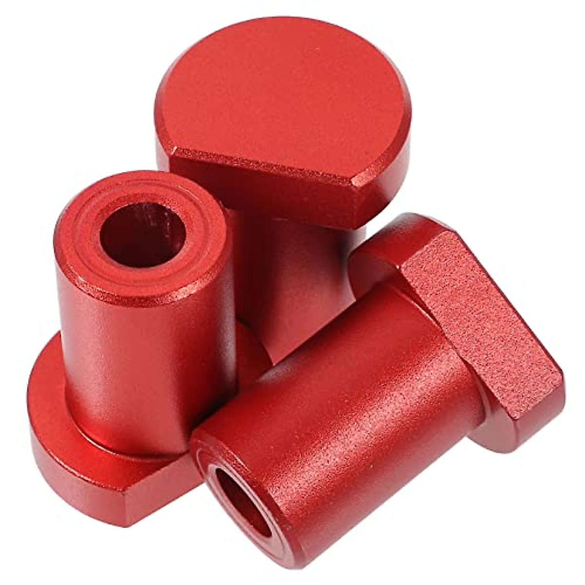 Bench Dogs 9 Pcs Workbench Stop Tabletop Accessories Tool Bench Hand Clamps Woodworking Table Aluminum Alloy Red Workbench Short Clamp Woodworking Planing Stop Desktop