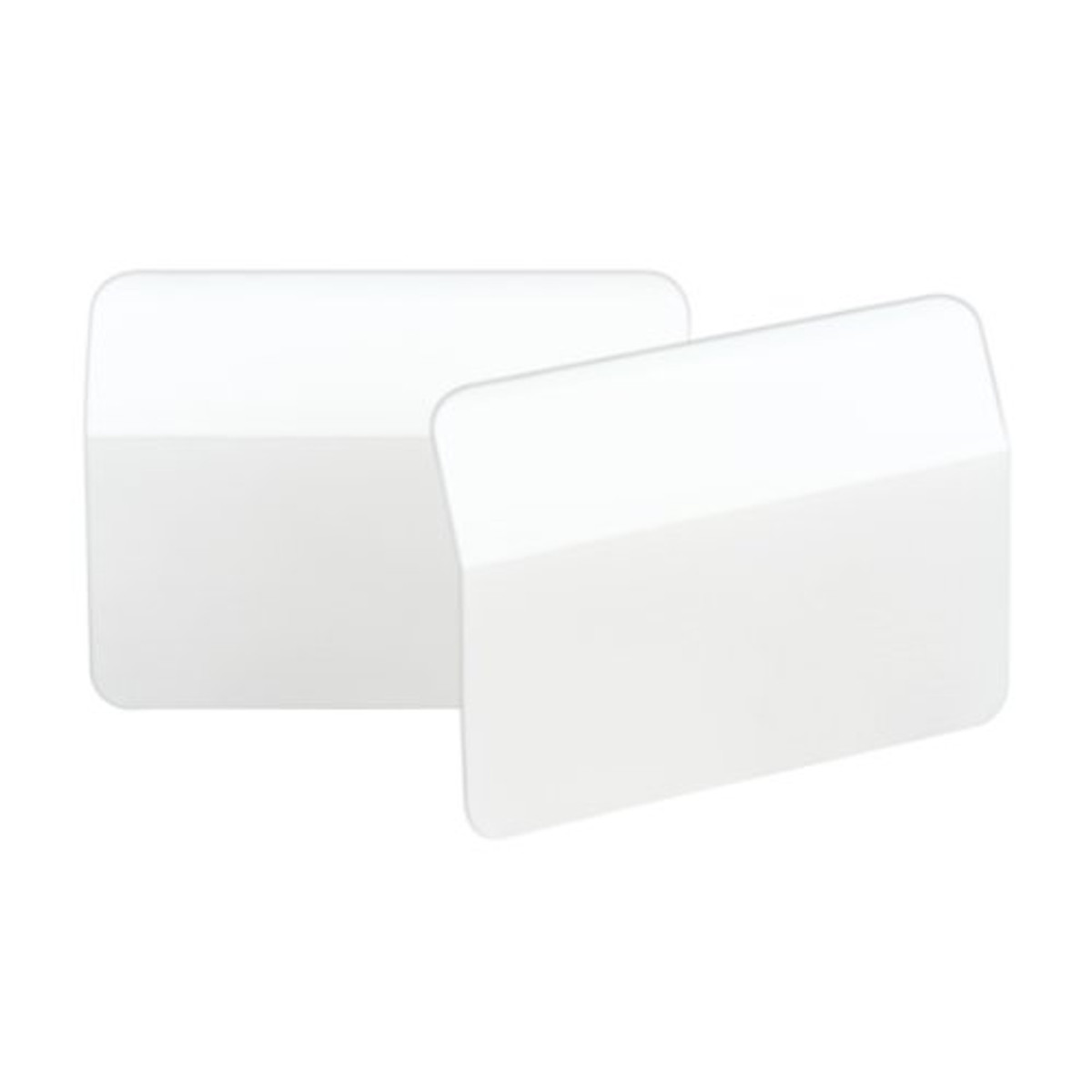 Post-it Tabs, 2 in Angled Solid, White, 24 Tabs/Pack (686A-24WE)