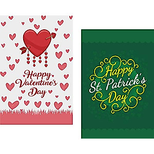 Seasonal Garden Flags Set of 10 Double Sided Halloween Fall Garden Flag, Small Festive Yard Flags for Holiday Outdoor Decorations 12.5x18 Inch for All Seasons and Holidays - Premium Quality Material