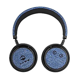 Paww PureSound Headphones - Over The Ear Bluetooth Fashion Headphones – Hi Fi Sound Quality Longer Playtime - for Calls Movies & More (Nautical Blue)