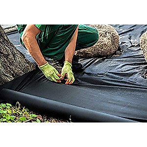 HOOPLE 3FT*180FT Premium Garden Weed Barrier Landscape Fabric Durable & Heavy-Duty Weed Block, Easy Setup