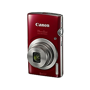 Canon PowerShot ELPH 180 Digital Camera w/Image Stabilization and Smart AUTO Mode (Red)