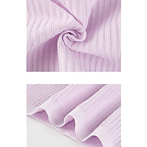 Herepai Training Bras for Girls Seamless Cami Bralettes Sports Striped Vest (7-9 Years, Colors of 6)