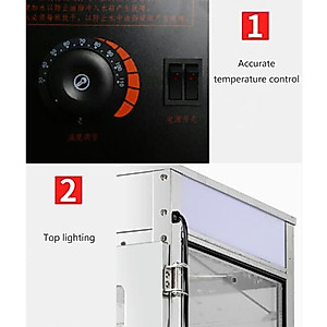 Commercial Bun Steamer, 5-Layer Electric Hot Food Warmer, Steamed Bun Warmer Machine with 30-110℃ Temperature Range for Store Buffet Restaurant