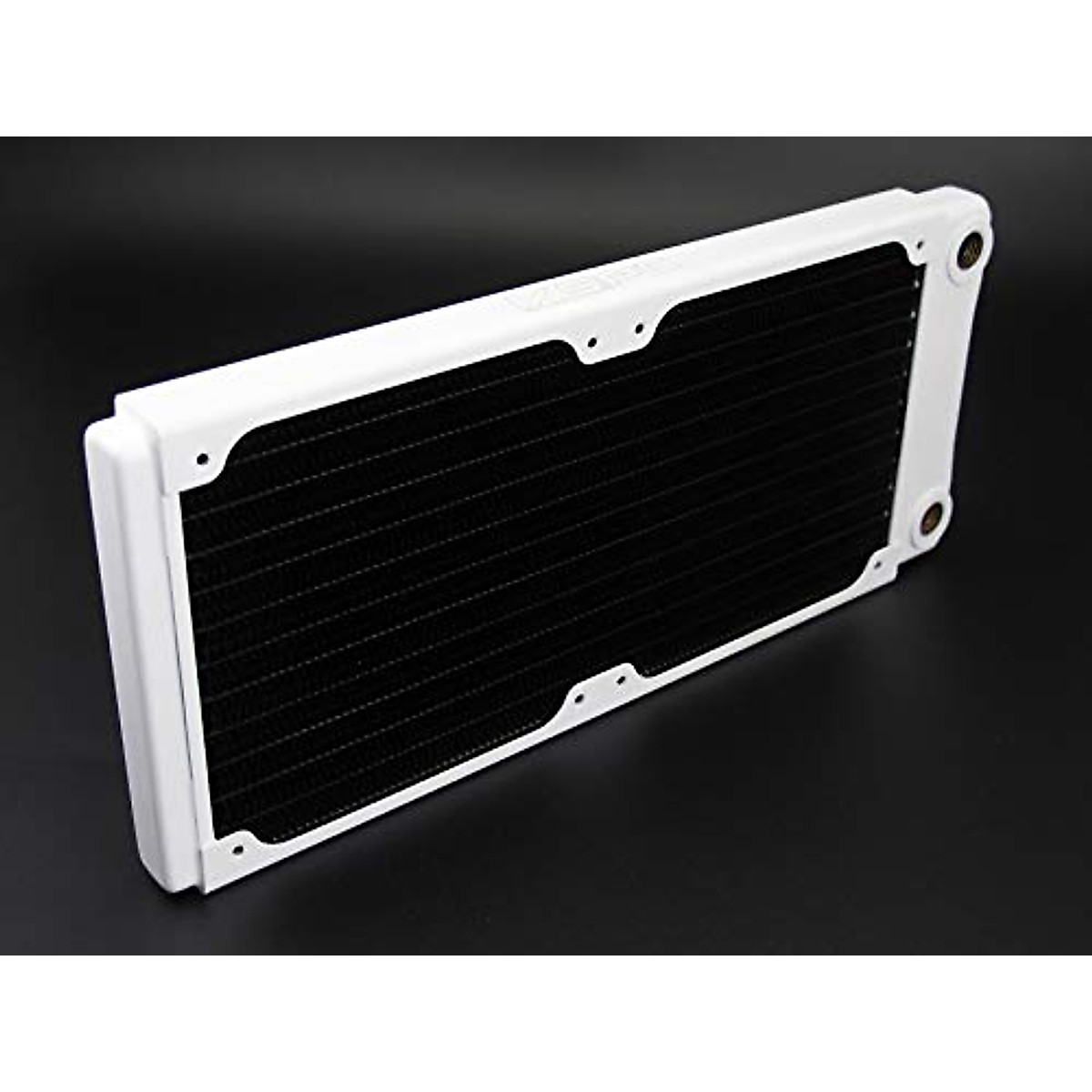XSPC TX240 Ultra Thin Radiator, 120mm x 2, Dual Fan, White