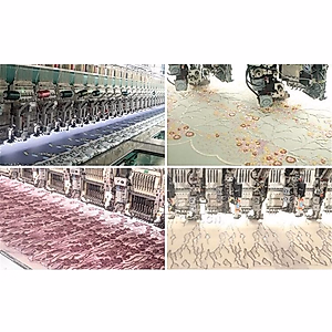 African Brocade Fabric Jacquard Damask Material Nigerian Gilding Lace Floral Cloth Brocade Tissue 5Yard for Dress