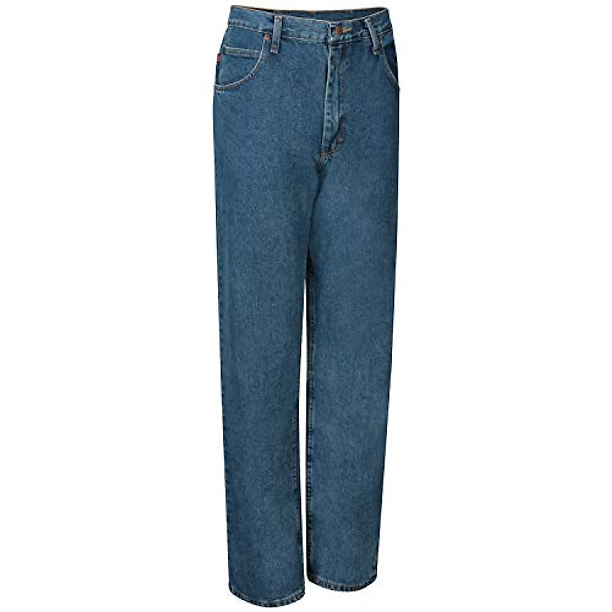 Red Kap Men's Relaxed Fit Jean, Stonewash, 46x32