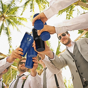 pengtai Groomsmen Gifts,Groomsman Proposal Gifts,Groomsmen Gifts Set of 6,Best Man Proposal Gifts,Groomsman 30oz Tumbler Gift for Wedding, Bachelor Party Gifts for Groomsman