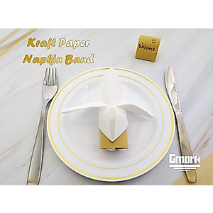 Gmark Paper Napkin Band Box of 500 (Kraft color) GM1087A