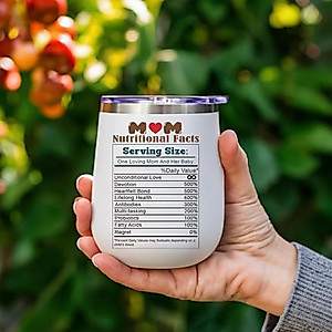 Don't Mess with Mamaworld Tumbler, Nutrition Facts Gift for Mother's Day, 12oz Insulated Jurassic Coffee Cup Gift for Mom, Stepmom or Mother-in-Law from Kids