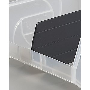 Bin Divider, Black, 6-13/16" X 2-9/16", Pk6