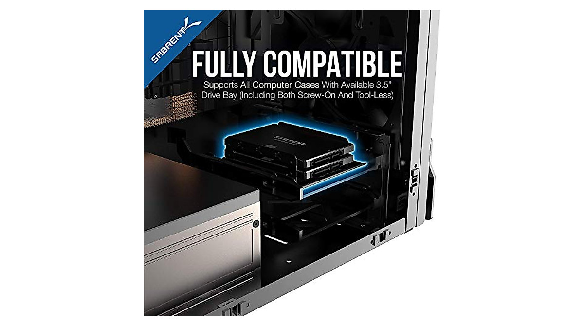 SABRENT 2.5 Inch to 3.5 Inch Drive Bracket Kit