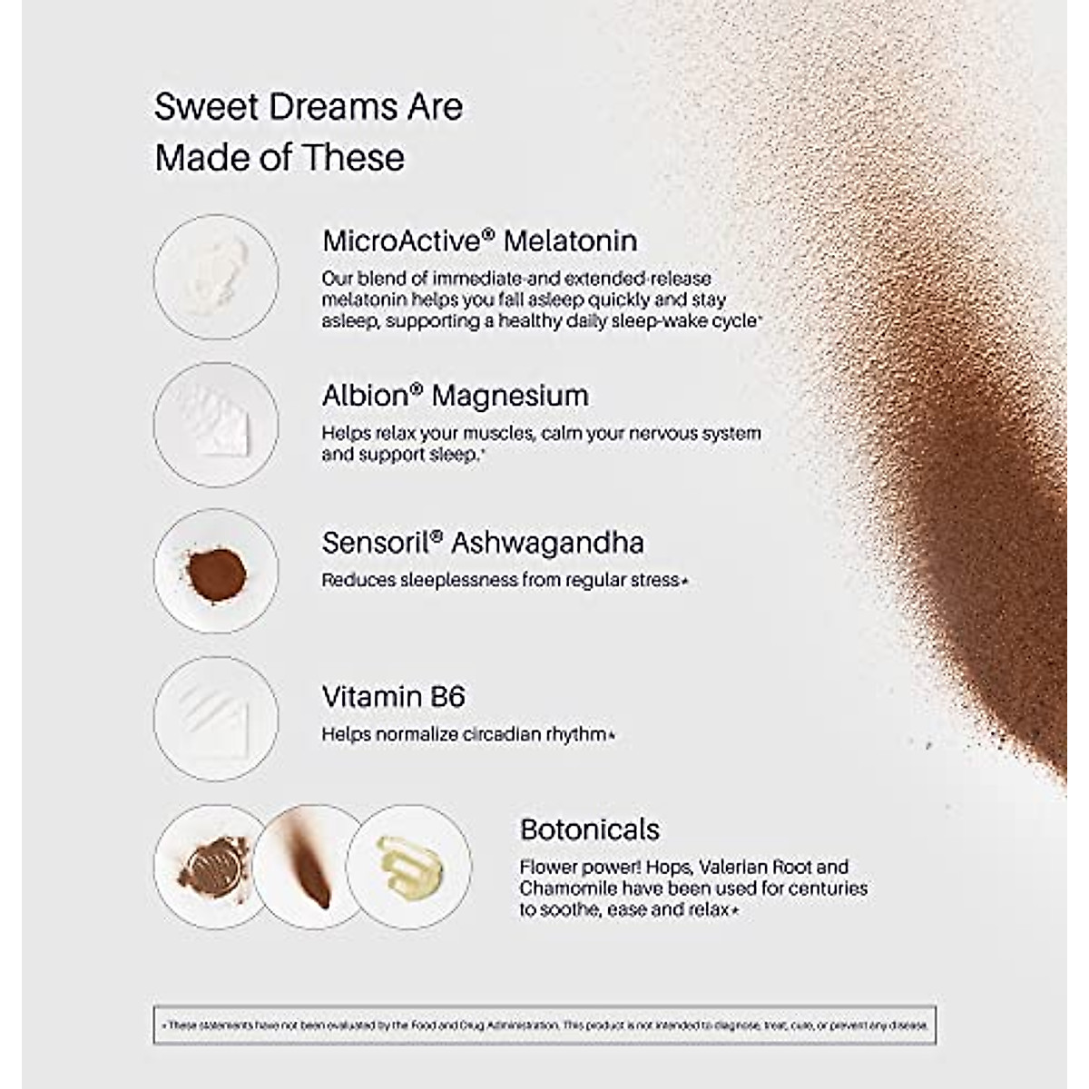 Ready To Dream Sleep & Calm Capsules w Time Release Melatonin, Magnesium, Ashwagandha, B6, Chamomile, and Botanicals | Non-Habit Forming | 60 Vegan Capsules