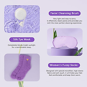 Birthday Gifts for Women, 9pcs Unique Gifts for Women, Relaxing Spa Gift Baskets for Women, Valentines Day Gifts for Her Friendship Mom Sister Wife Coworker Teacher Friends Female