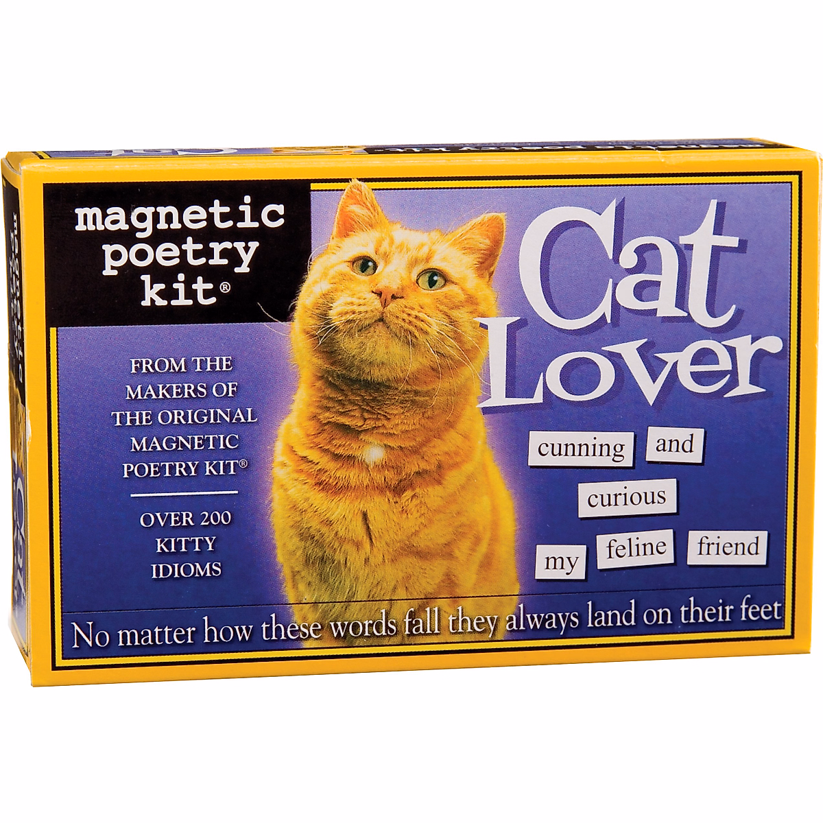 Magnetic Poetry - Cat Lover Kit - Words for Refrigerator - Write Poems and Letters on the Fridge - Made in the USA
