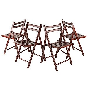 Winsome Wood Robin Seating, Walnut (Set of 4)
