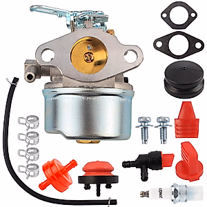 Carbhub 640084B Carburetor for Toro 521 Snow Blower HSSK40 HSSK50 HS50 LH195SAT ecumseh 5HP MTD 632107A 632107 640084 640084A for Tecumseh 632107 640084 640105 640299 632107A 640084A