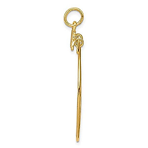 IceCarats 10K Yellow Gold Memories Necklace Charm Pendant Holder Only
