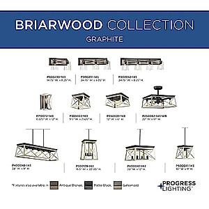 Briarwood Collection Whitewashed One-Light Farmhouse Flush Mount Ceiling Light