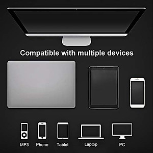 GIFZES Wireless Bluetooth Headphones, P68 Bluetooth 5.0 Foldable Rechargeable Wireless Headset HiFi Sound Headphones for Travel, Online Class, Home Office Black