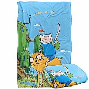 Adventure Time Best Bros Silky Touch Super Soft Throw Blanket 36" x 58"