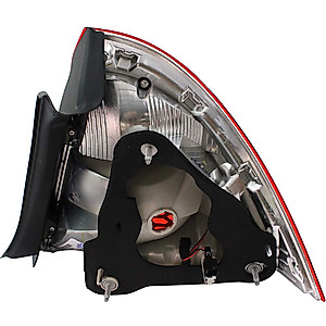 Evan Fischer Driver Side Tail Light Assembly Compatible with 2010-2012 Ford Fusion Lens and Housing