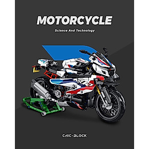 dOvOb Motorcycle 1000 RR Model Building Blocks Set, 912 Pieces Bricks, MOC Toys as Gift for Kids or Adult