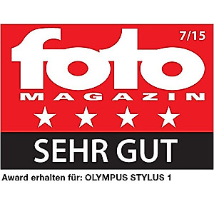 Olympus Stylus 1 12MP Digital Camera (Black) - International Version (No Warranty)