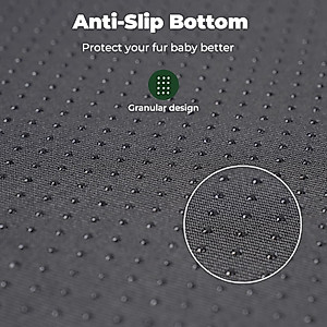 BALANCE Dog Crate Bed，Water-Resistant Orthopedic Dog Beds with Nonskid Bottom, Washable Kennel Bed Dog Mattress